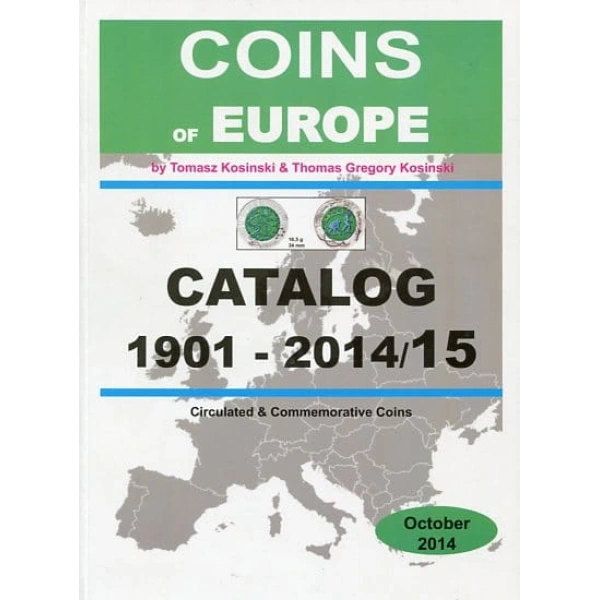 COINS OF EUROPE CATALOG 1901 - 2014/15 - Unificato